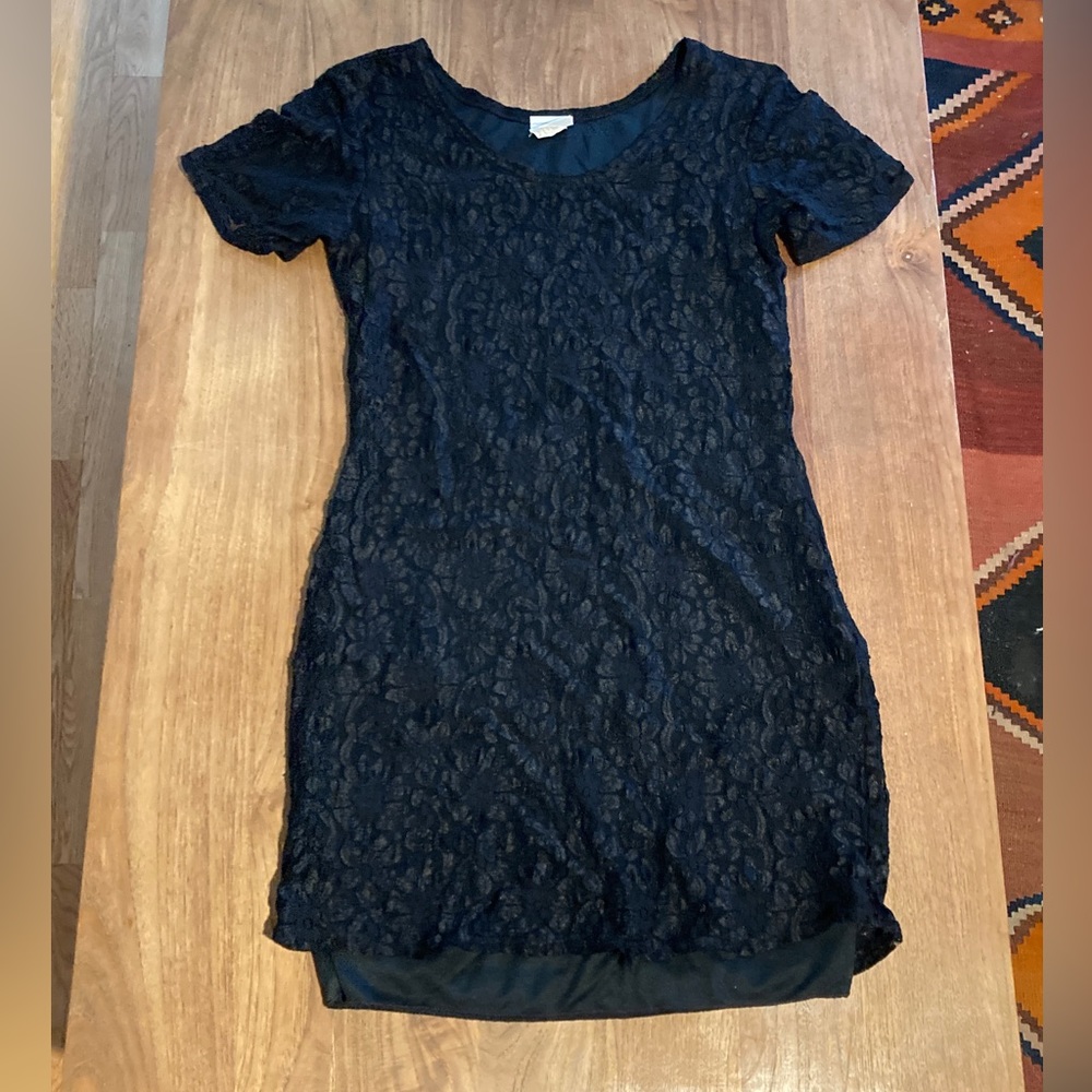 Vintage Black Bodycon Dress From Styleworks - Gem